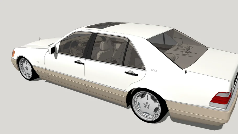 Mercedes-Benz S600 W140 | 3D Warehouse