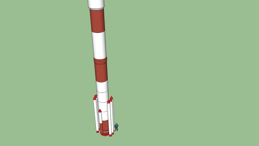 Polar Satellite Launch Vehicle (PSLV) | 3D Warehouse