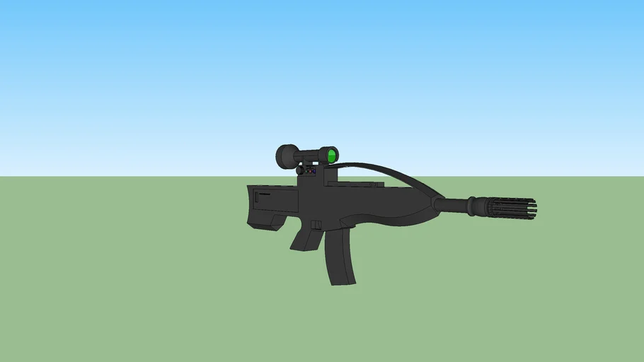 Edited version of 'Plasma rifle' | 3D Warehouse