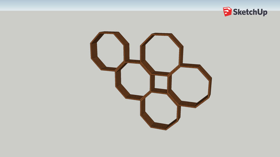 octagon shelves | 3D Warehouse