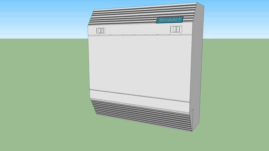 Nortel Meridian 1 PBX cabinet | 3D Warehouse