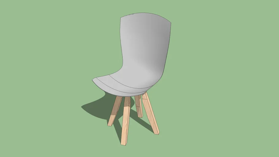 shell chair design modern | 3D Warehouse