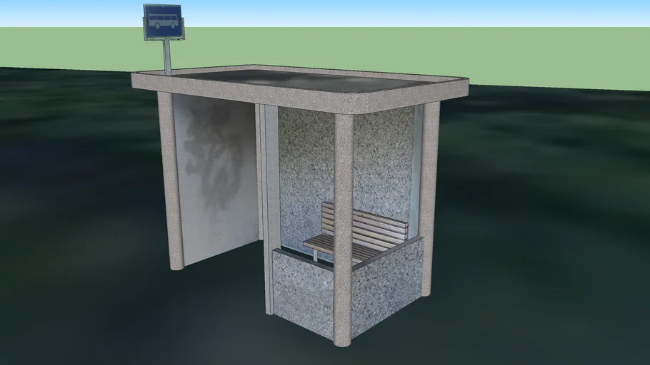 Bus stop | 3D Warehouse