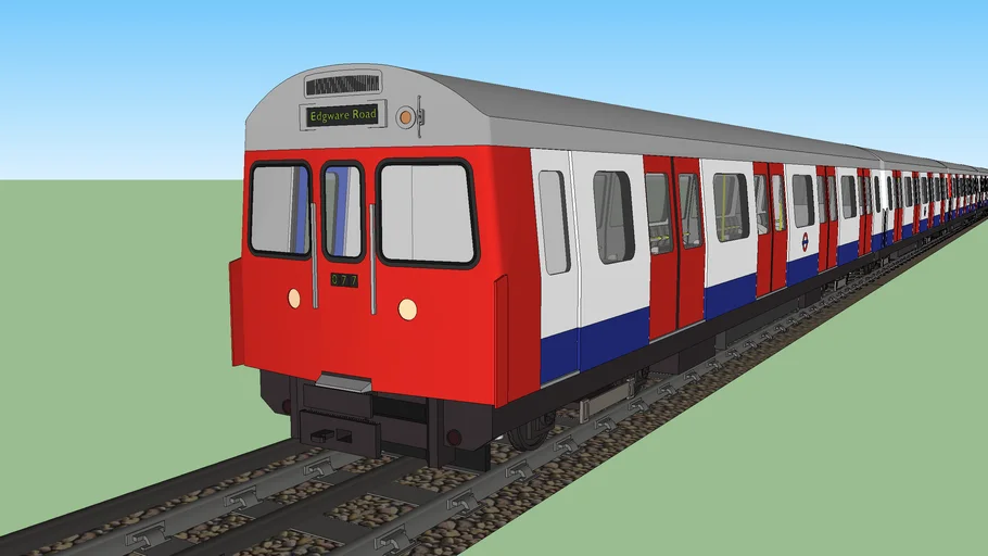 C Stock Train Full 6 Cars | 3D Warehouse