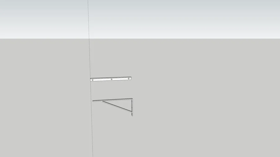 soporte triangulo encimera | 3D Warehouse