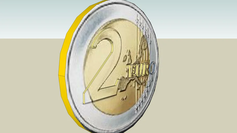 piece 2 euro | 3D Warehouse