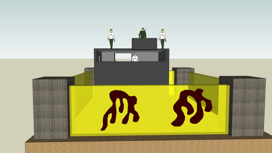 zombie base with army in it. | 3D Warehouse