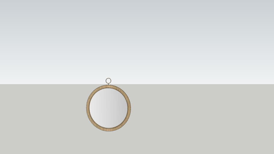 round mirror | 3D Warehouse