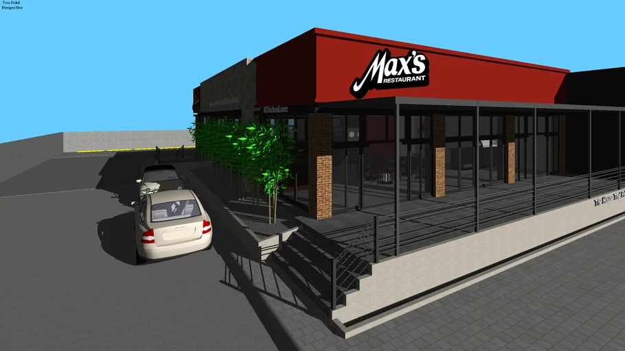 Max's Restaurant - Fully Furnished | 3D Warehouse