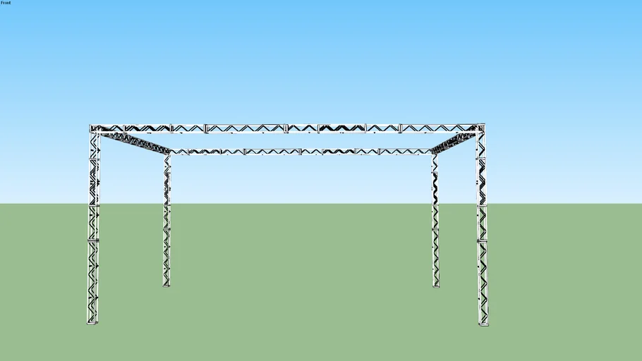 Banjo Box Truss | 3D Warehouse