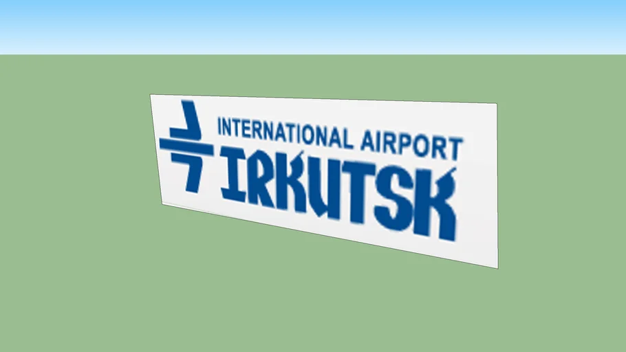 Logo International Airport Irkutsk | 3D Warehouse