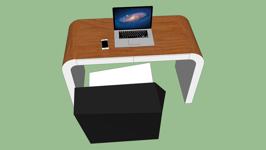 modern desk | 3D Warehouse
