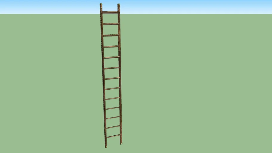 CLIMB A WOODEN LADDER TO REACH YOUR SUCCESS | 3D Warehouse