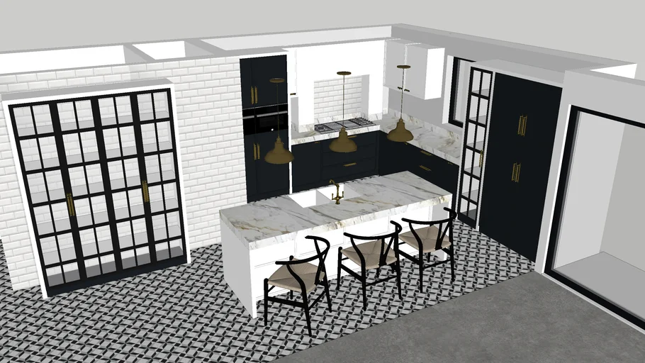 Chef's Kitchen 01 | 3D Warehouse