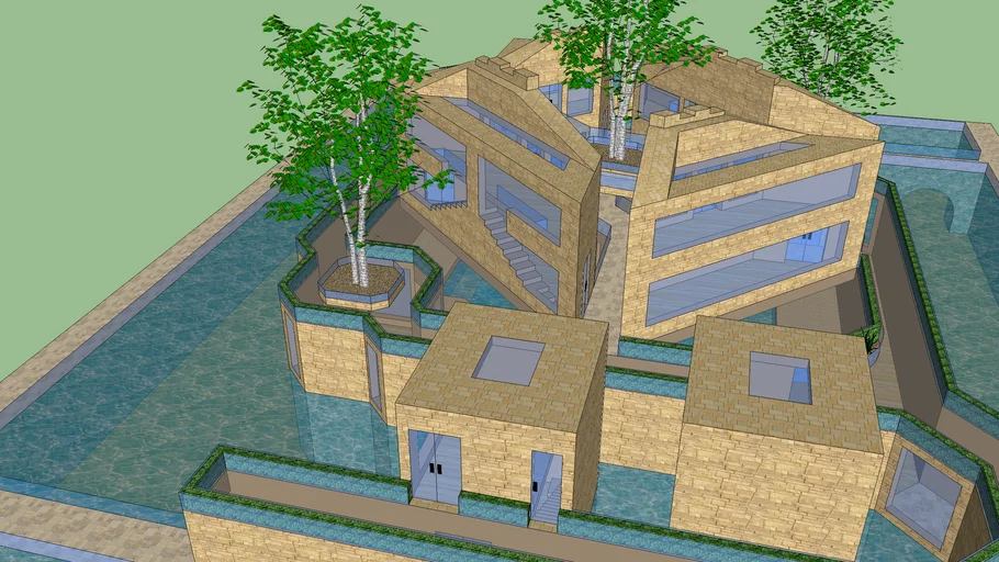 Symmetrical House | 3D Warehouse