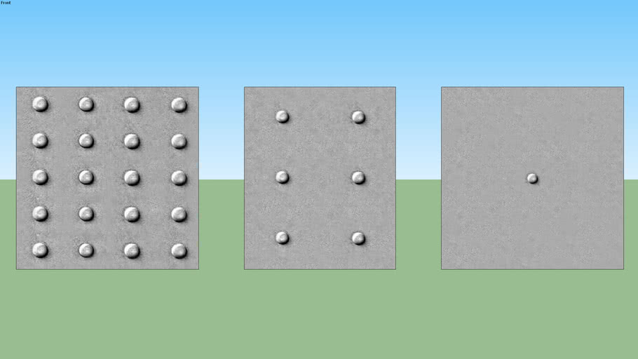 Rivited Iron Plating (Tight To Sparsely Rivited) | 3D Warehouse