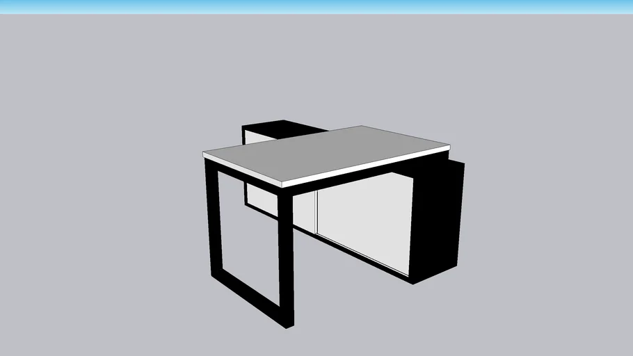 Desk workspace | 3D Warehouse