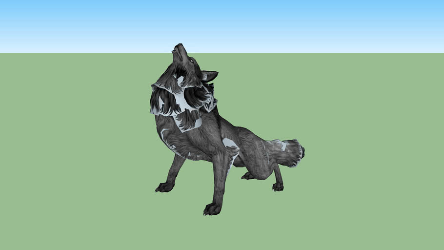 Wolf Howling | 3D Warehouse