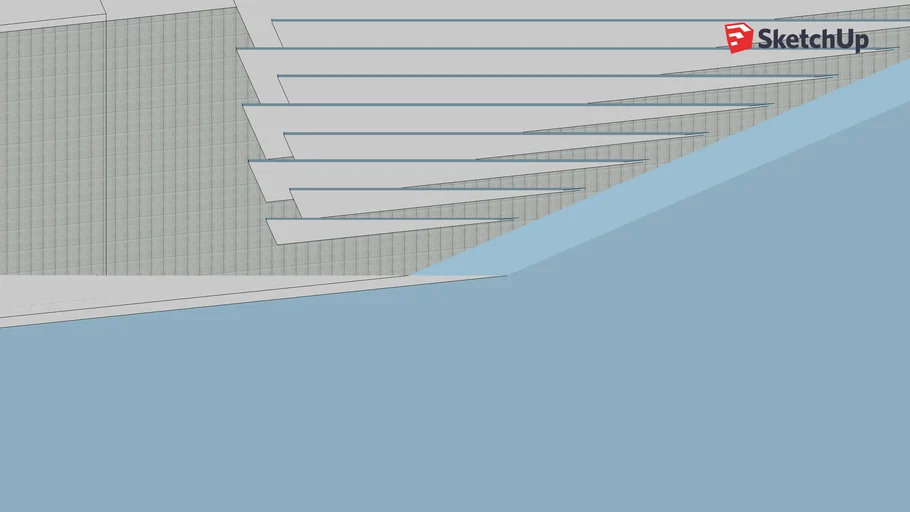 office complex basic structure | 3D Warehouse