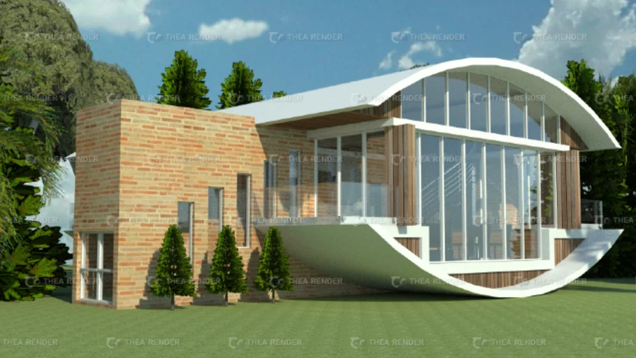 Oval house | 3D Warehouse