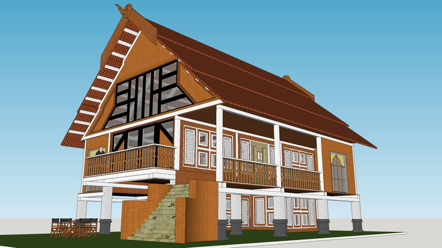 MODERN TRADISIONAL HOUSE BY AKHRIZ DANIEL | 3D Warehouse