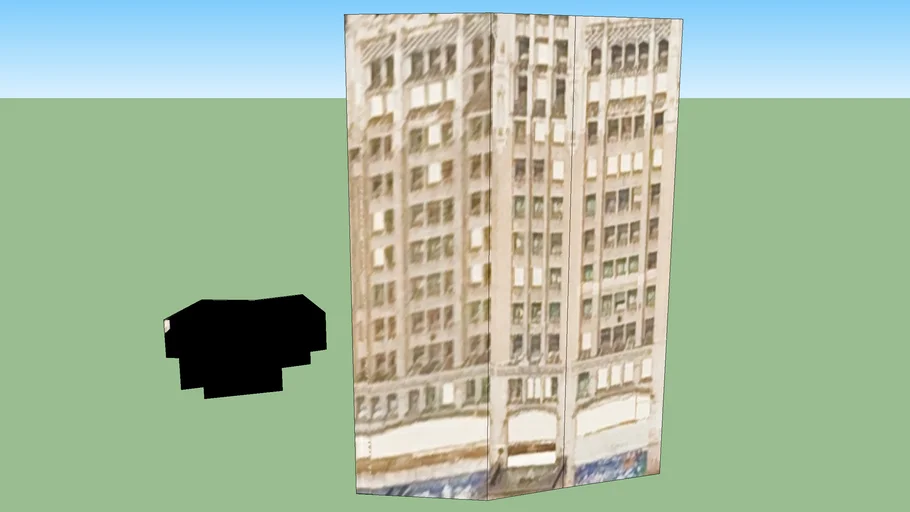 Building in Detroit, MI, USA | 3D Warehouse