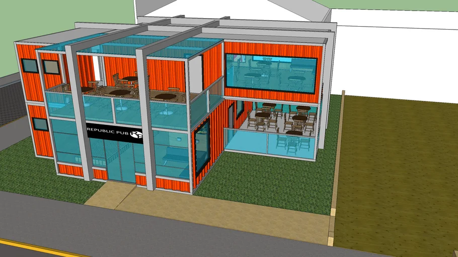Republic Pub-Projeto Container | 3D Warehouse