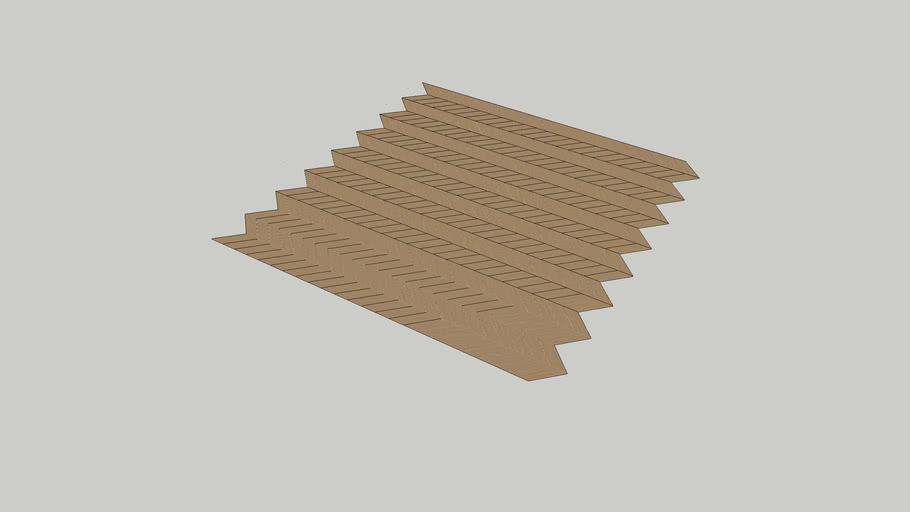 parquet chevron 3D | 3D Warehouse