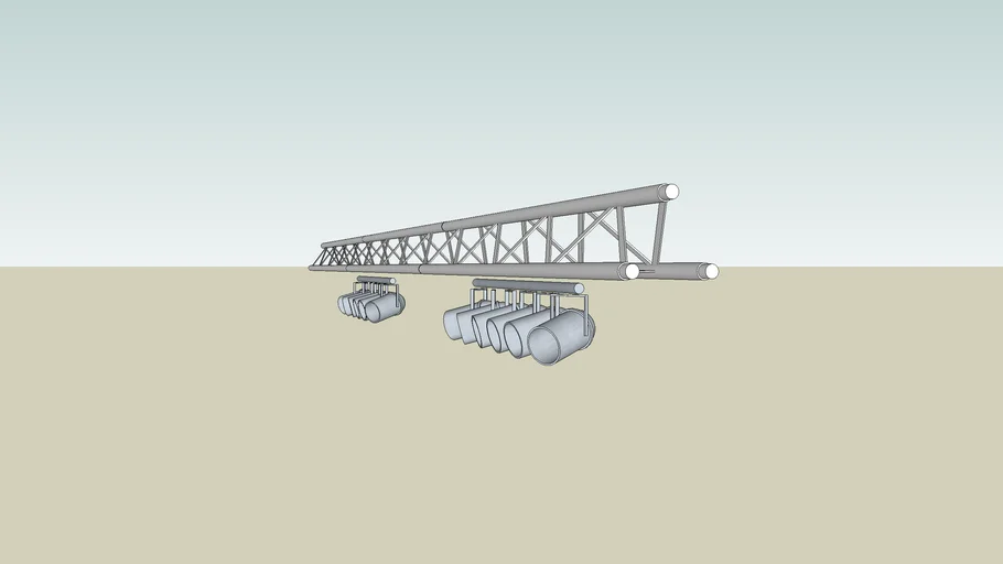 Slick truss with a six bar | 3D Warehouse