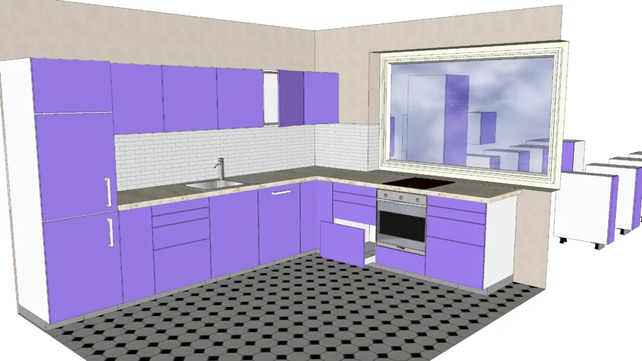 Ikea kitchen - METOD modules | 3D Warehouse