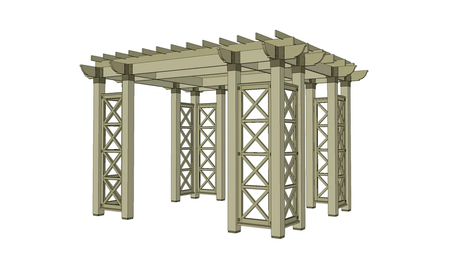 10x12 room with trellis | 3D Warehouse