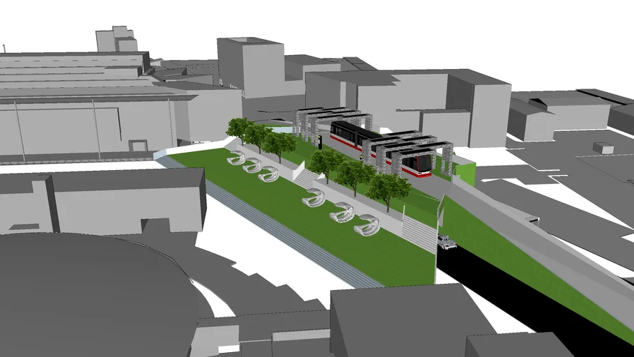 UNSW Light Rail on Anzac Pde Arch Studio 2017 | 3D Warehouse