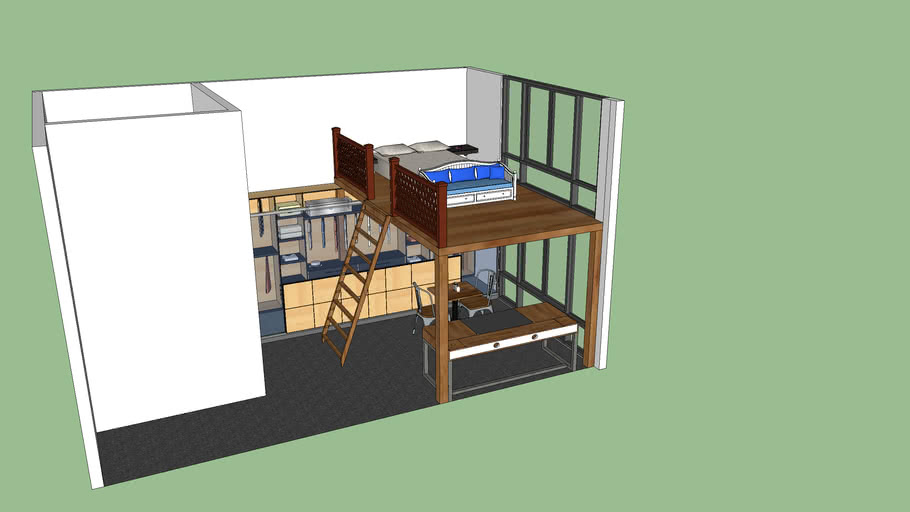 Bed Loft | 3D Warehouse