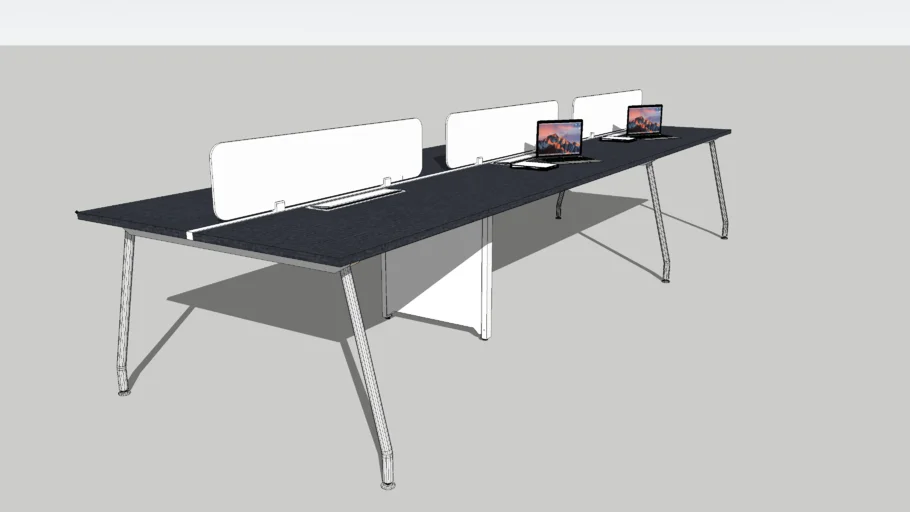 Spider-Leg workstation set by VINOTI Office | 3D Warehouse