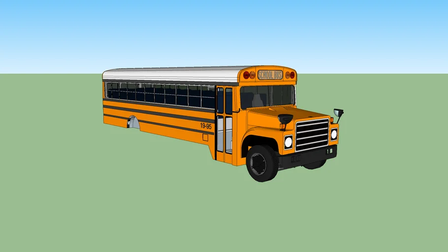 1987 Wayne Lifeguard school bus (65-pass New York-spec) | 3D Warehouse