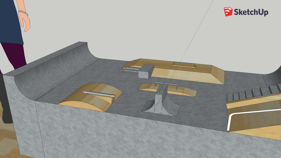 scale fingerboarding park | 3D Warehouse