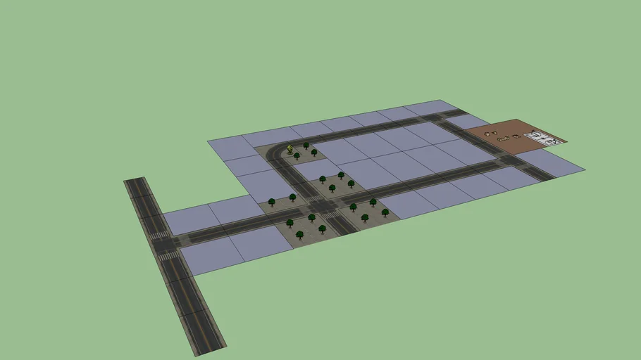 Shellville- road layout | 3D Warehouse