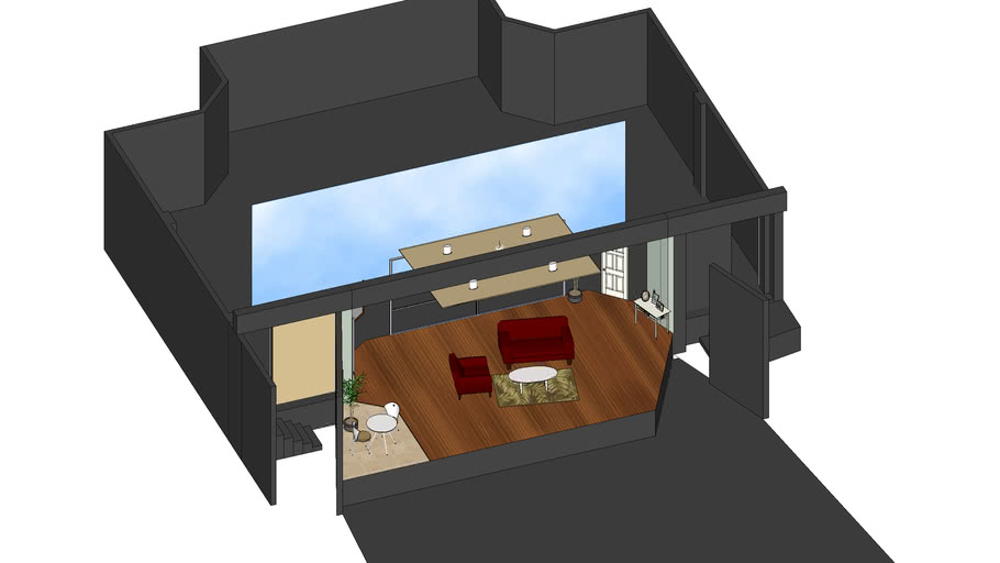 Six Dance Lessons in Six Weeks Set Design- Tacoma Little Theatre | 3D ...