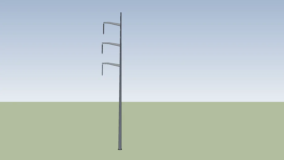 Houston Texas Utility Pole | 3D Warehouse