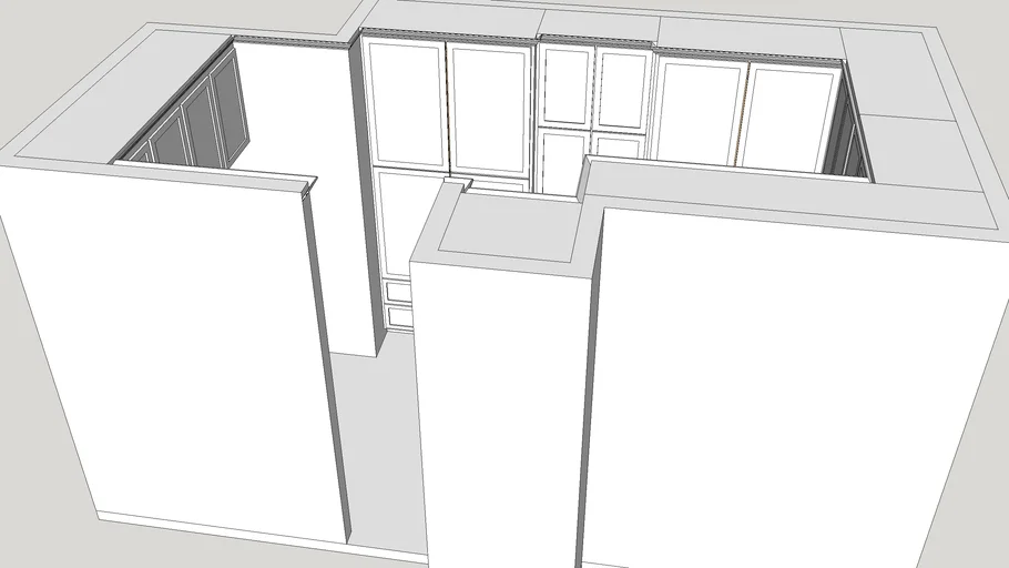 Walk in Closet with Office | 3D Warehouse