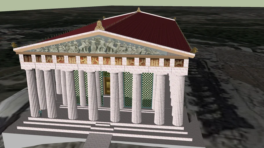 Parthenon Minecraft Blueprint