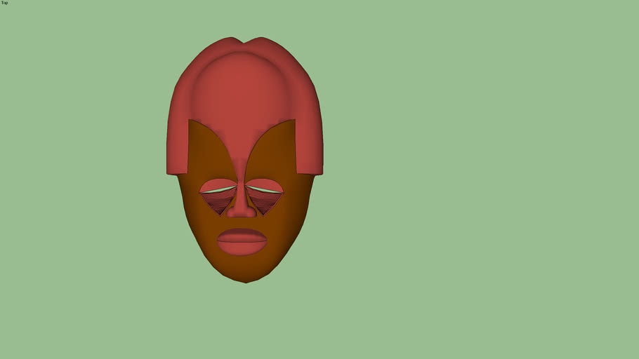 african mask | 3D Warehouse
