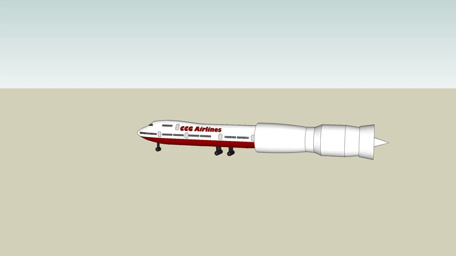 Giant rocket plane/car | 3D Warehouse