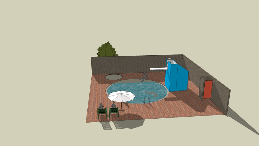 Pool Area | 3D Warehouse
