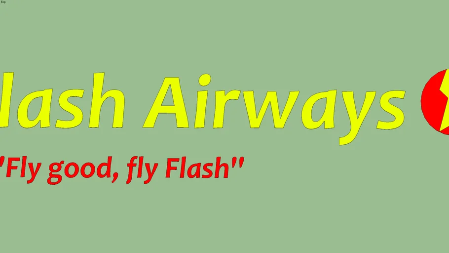 Flash Airways Logo. | 3D Warehouse