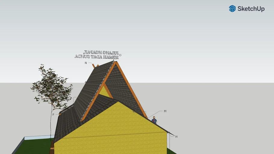 Rumah Adat Julang Ngapak -Ecclesia | 3D Warehouse