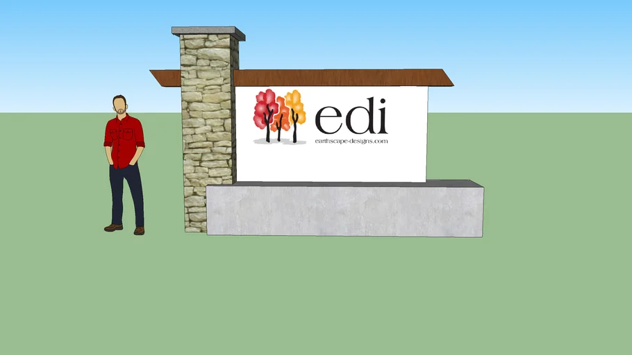 EDI Sign | 3D Warehouse