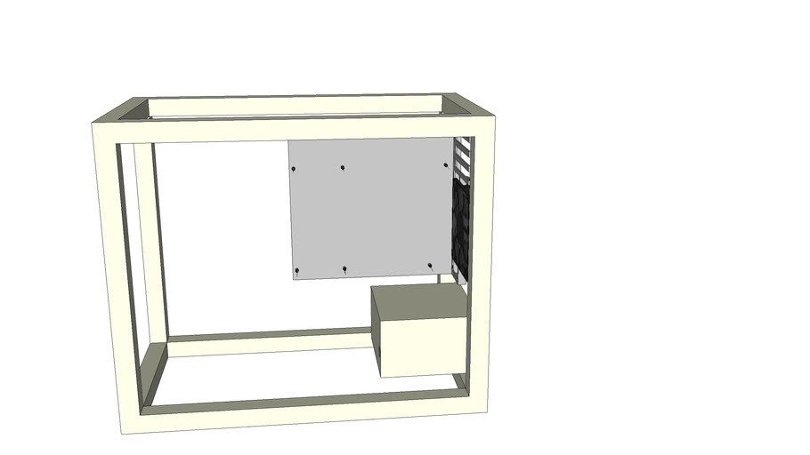 Mini ATX customizable tower computer case | 3D Warehouse