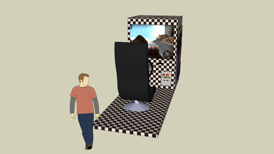 racing arcade game | 3D Warehouse