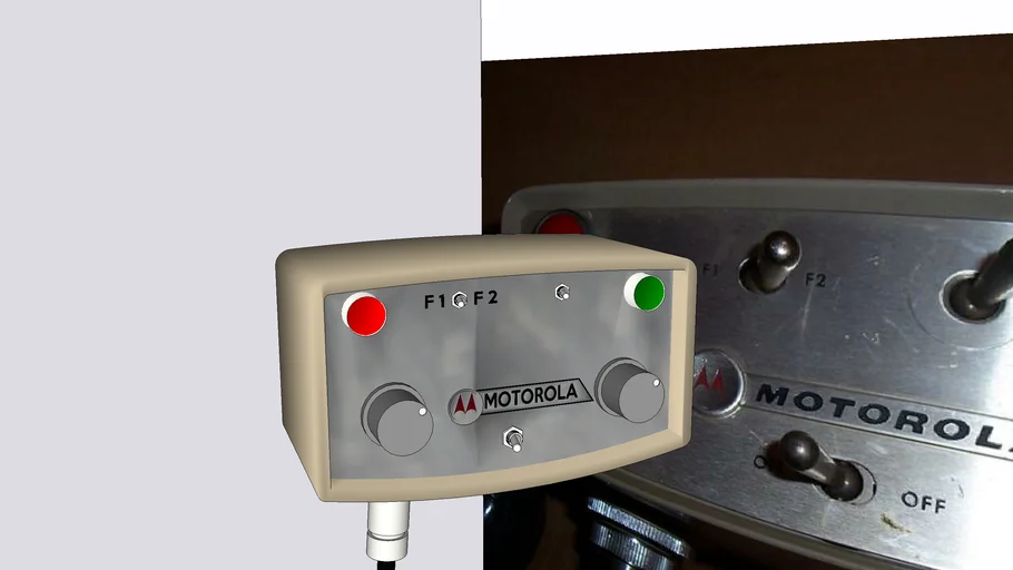 Motorola Mocom Control Head | 3D Warehouse